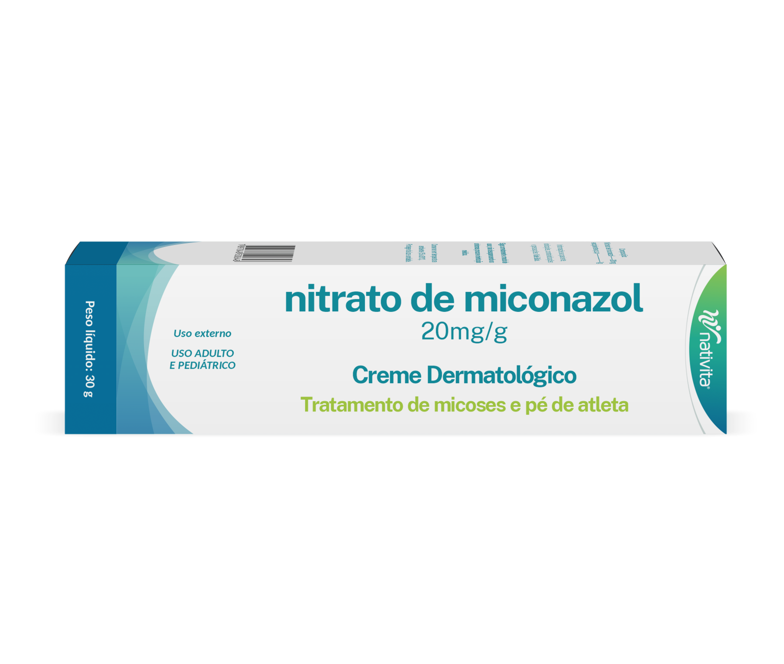 Nitrato de Miconazol Creme Dermatológico - Nativita