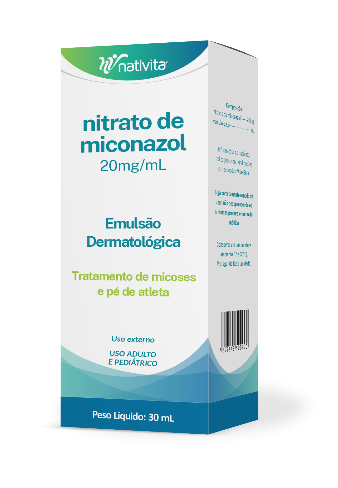 Nitrato de Miconazol Emulsão - Nativita
